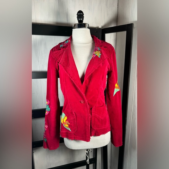 Johnny Was | Jackets & Coats | Johnny Was Ruby Corduroy Embroidered Blazer Early 200s Perfect ...